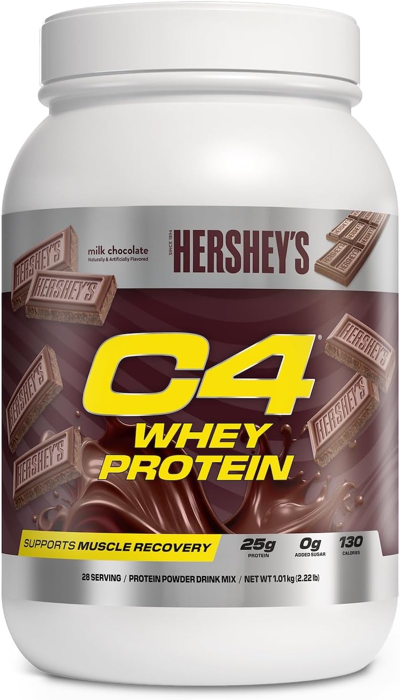 Amazon.com: Cellucor C4 Whey Protein Powder, Hershey's Chocolate - 25g ...