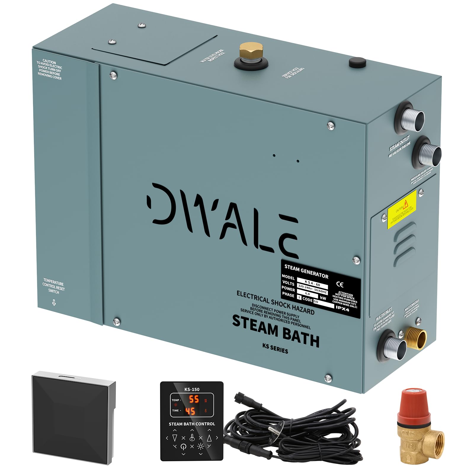 Steam Generator, 6KW Mercial Steam Generator, Home Steam Bath ...