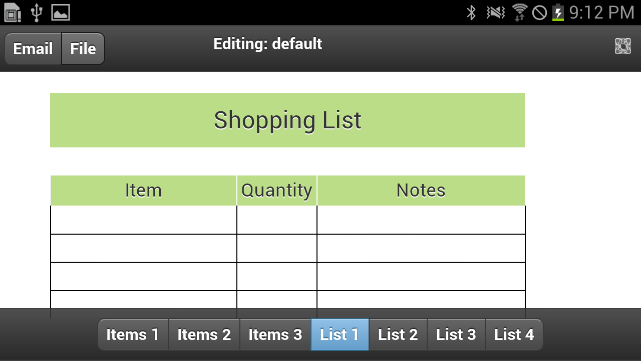 Grocery List - App on Amazon Appstore