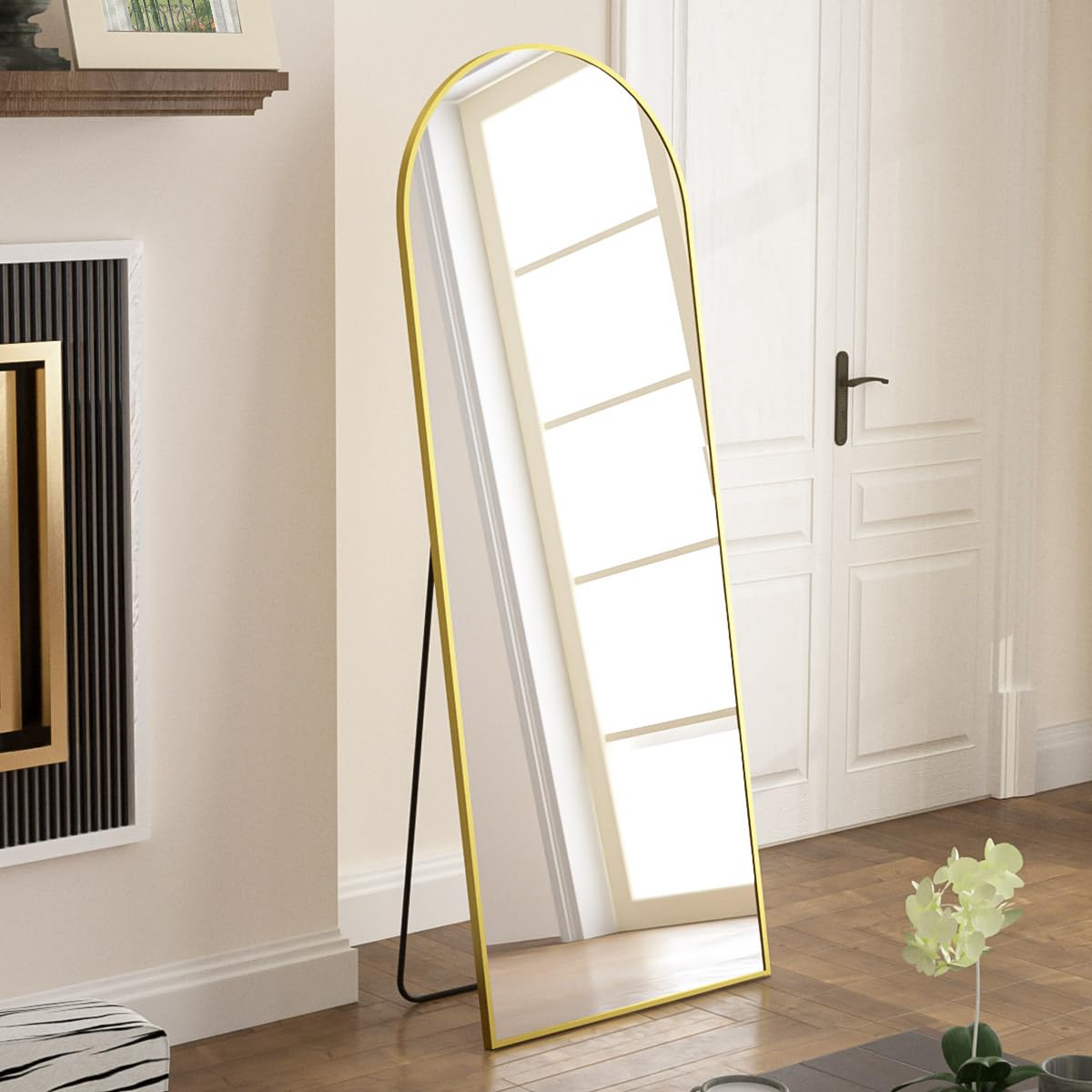 Snapklik.com : BEAUTYPEAK 58x18 Full Length Mirror Arch Floor Mirror ...