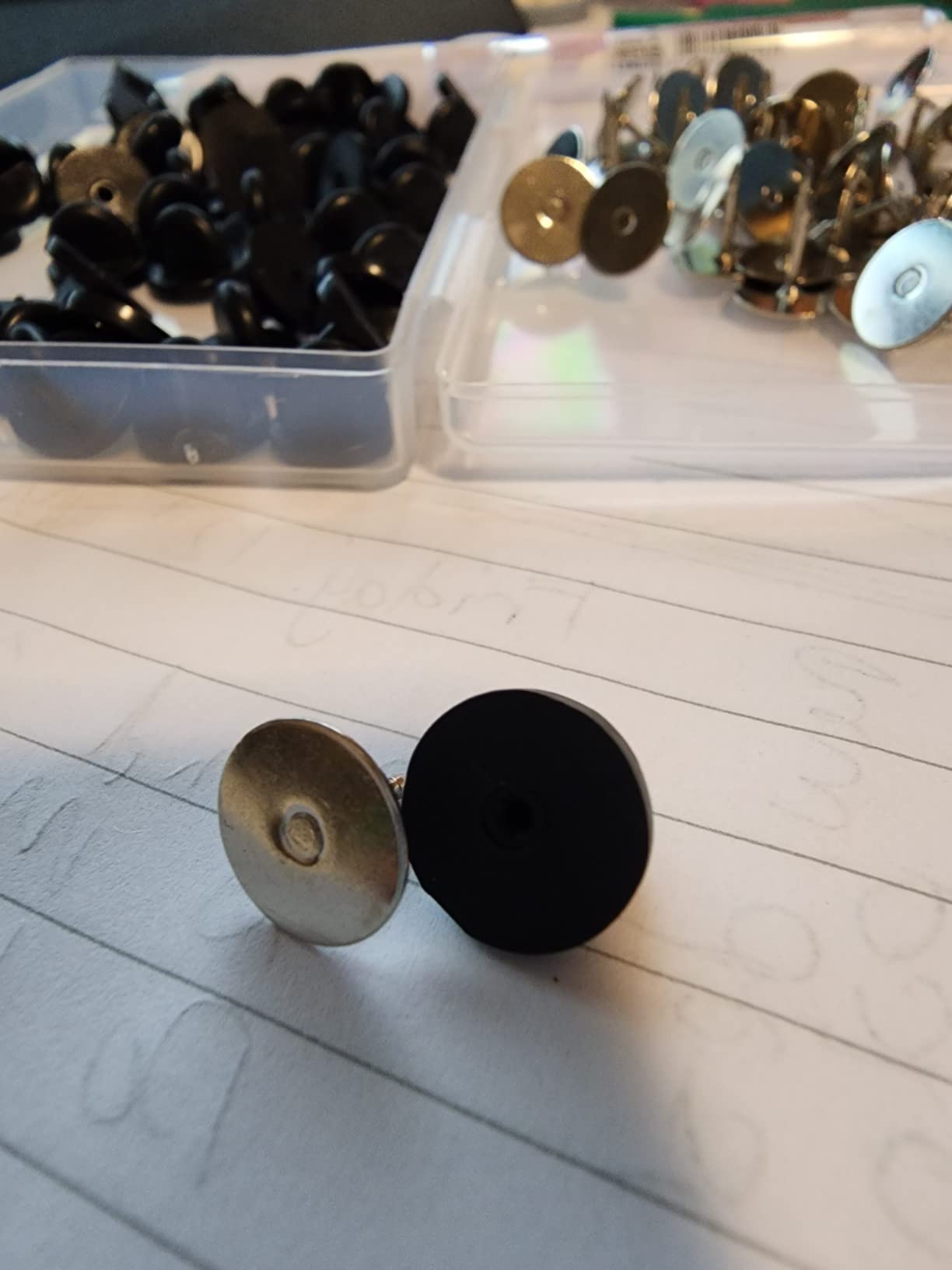 Lapel Pin Rubber Pin Backings,Butterfly Clutch Backings PVC Rubber Pin ...