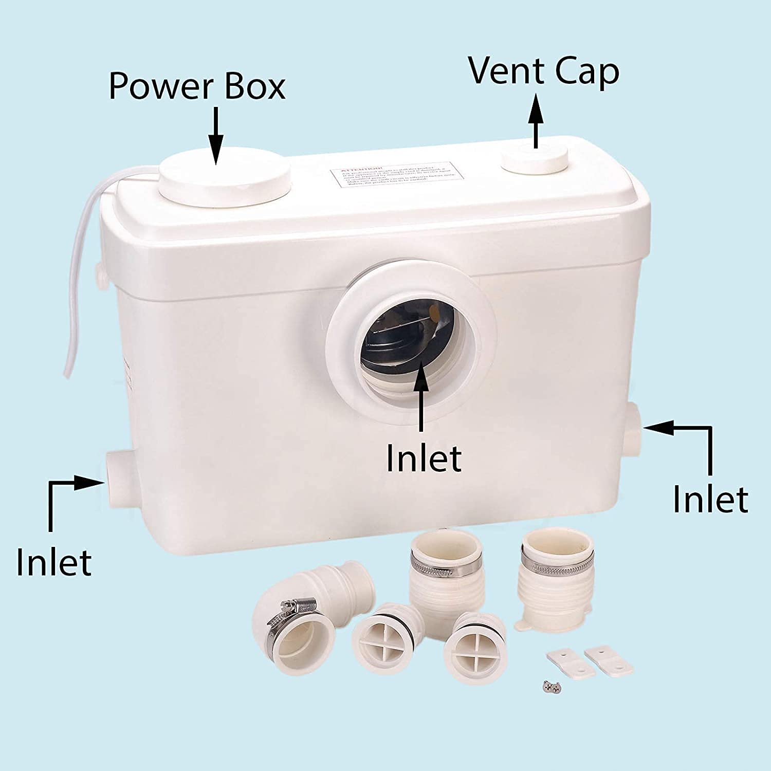 Buy Macerator Pump Sanitary P600 for Toilet Shower Bath Sink Washing ...