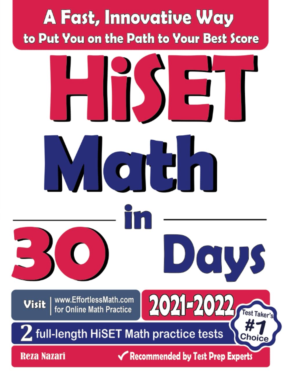 HiSET Math in 30 Days: The Most Effective HiSET Math Crash Course ...