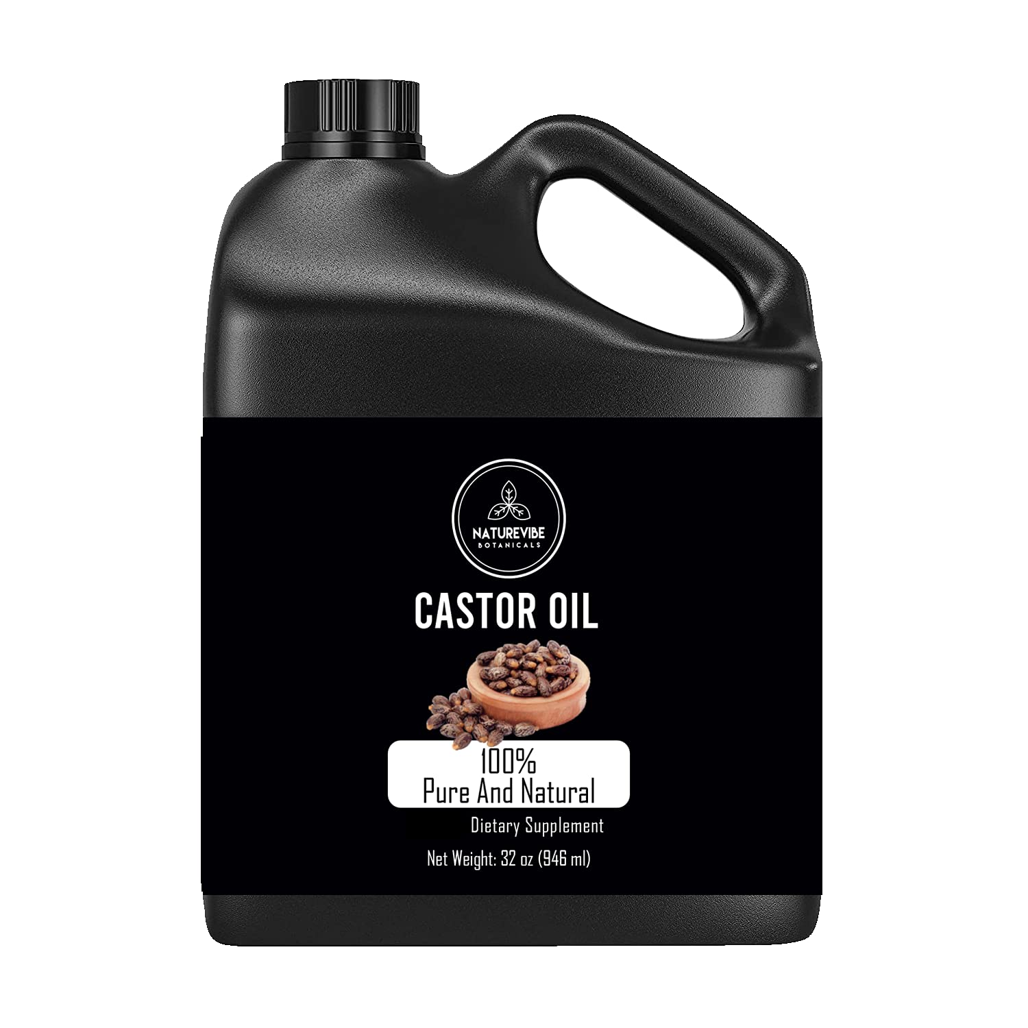 Amazon.com : Naturevibe Botanicals Castor Oil, 32 ounces | 100% Pure ...