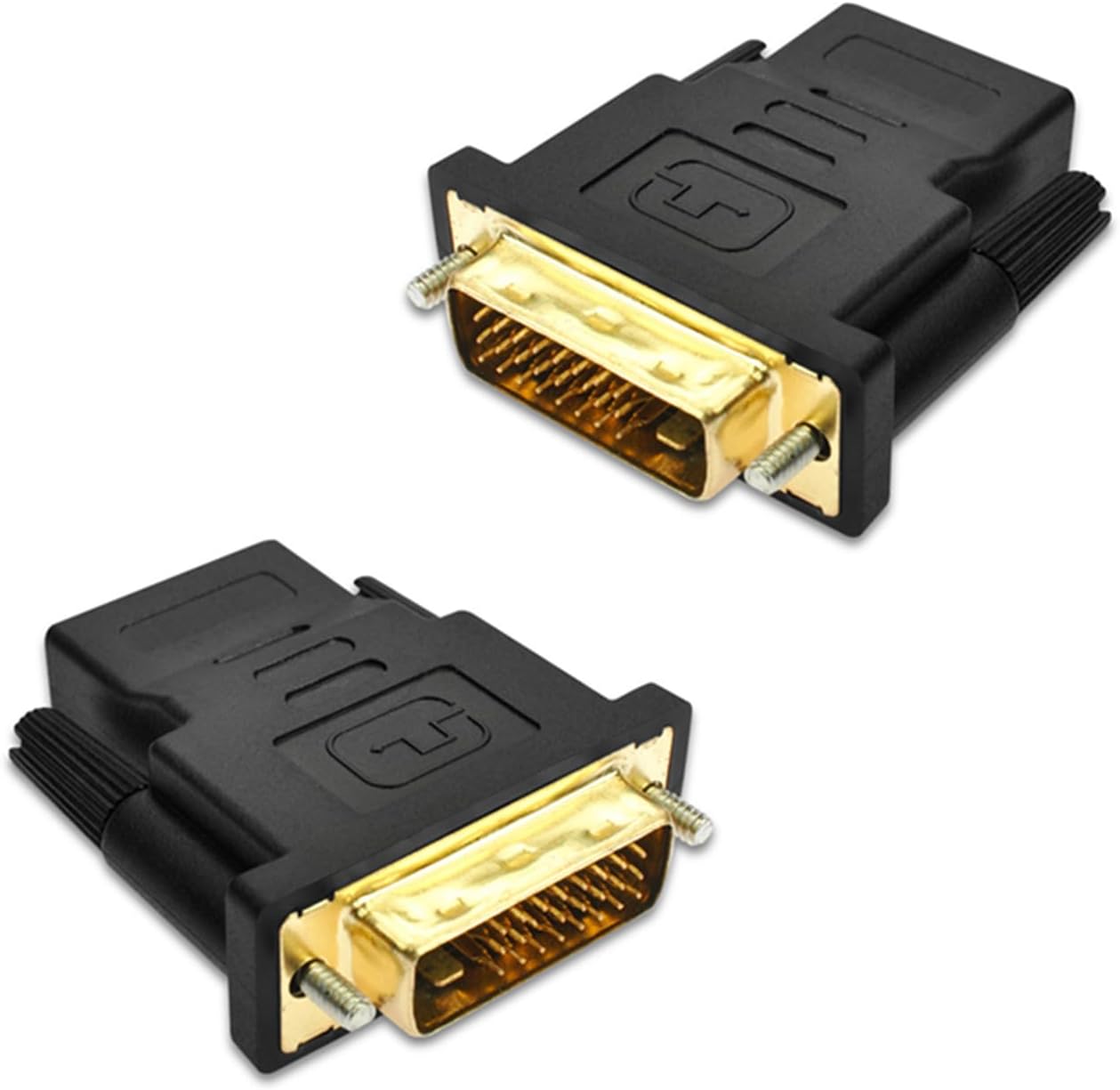 deleyCON Adaptateur DVI-HDMI - DVI Femelle - HDMI Mâle Adaptateur Vidéo ...