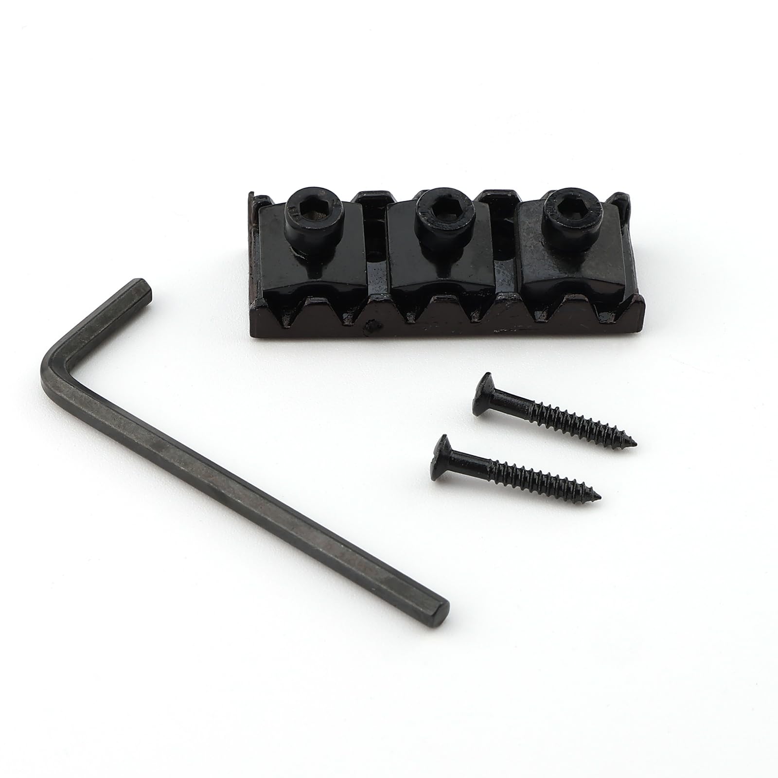 Pxyelec 42mm Black Guitar Lock Nut with Wrench Screw for FLOYD ROSE ...