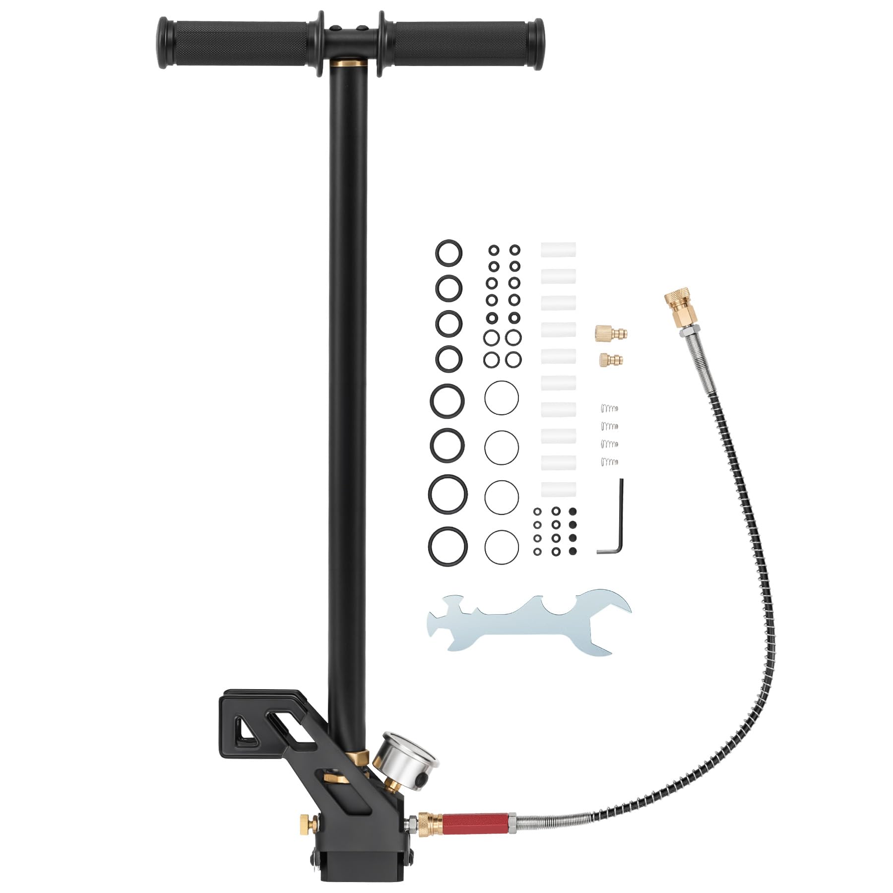 Amazon.com : Hiram High Pressure Hand Pump, 3 Stage Airgun PCP Pump ...