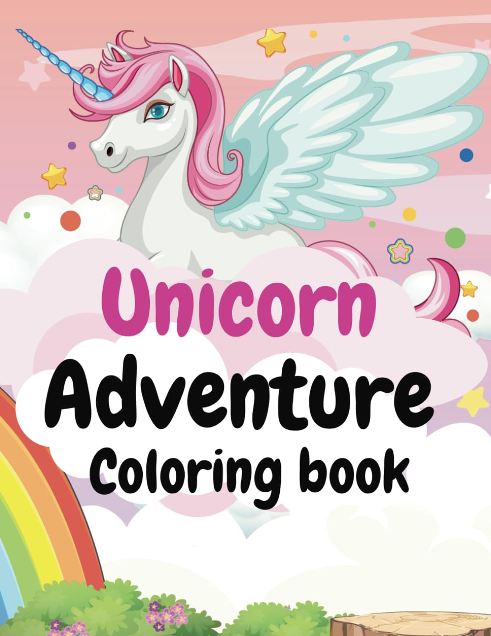 Unicorn Adventure Coloring Book: Powell, Chevelle: 9798884465558 ...