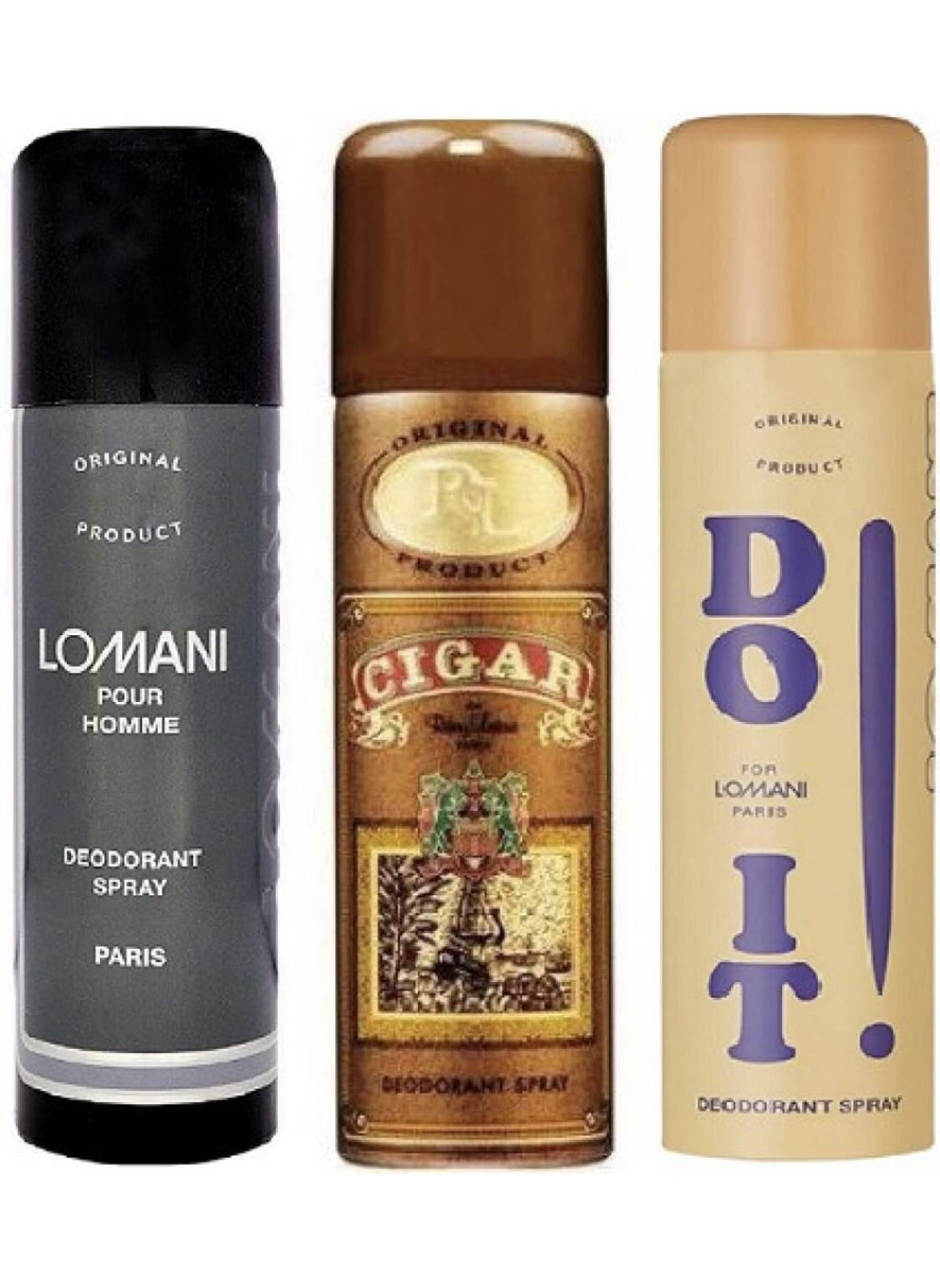 Buy LOMANI PARIS Elpaso, Pour Homme and Do It Deodorant Spray for ...