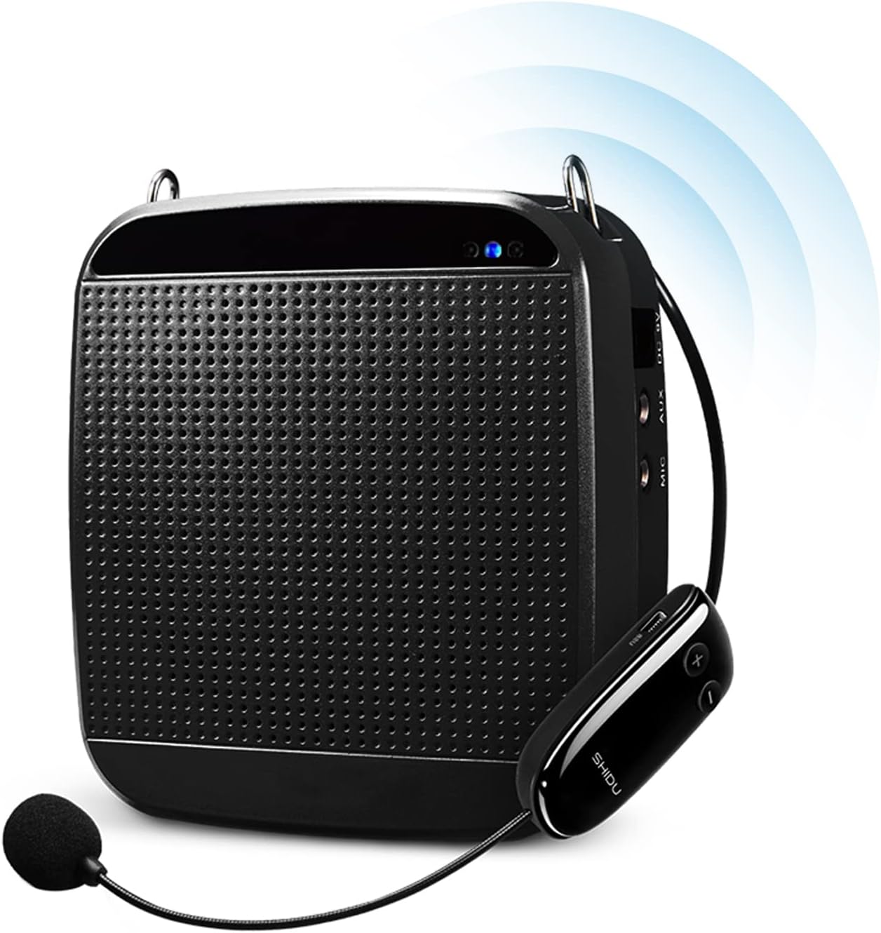 Amazon.com: SHIDU Voice Amplifier, Speaker with Wireless Microphone ...