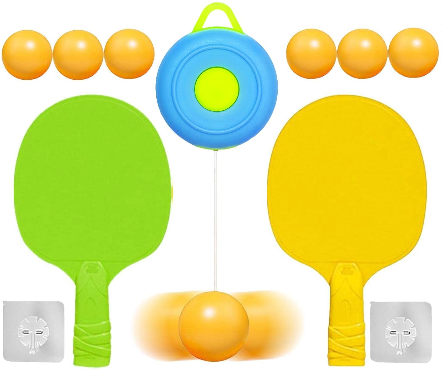 Buy SUPER TOY Table Tennis Trainer Set Portable Ping Pong Hanging Ball ...