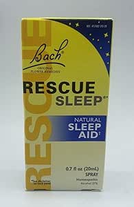 Amazon.com: Bach Flower Remedies Rescue Sleep Natural Sleep Aid, 20 Ml ...