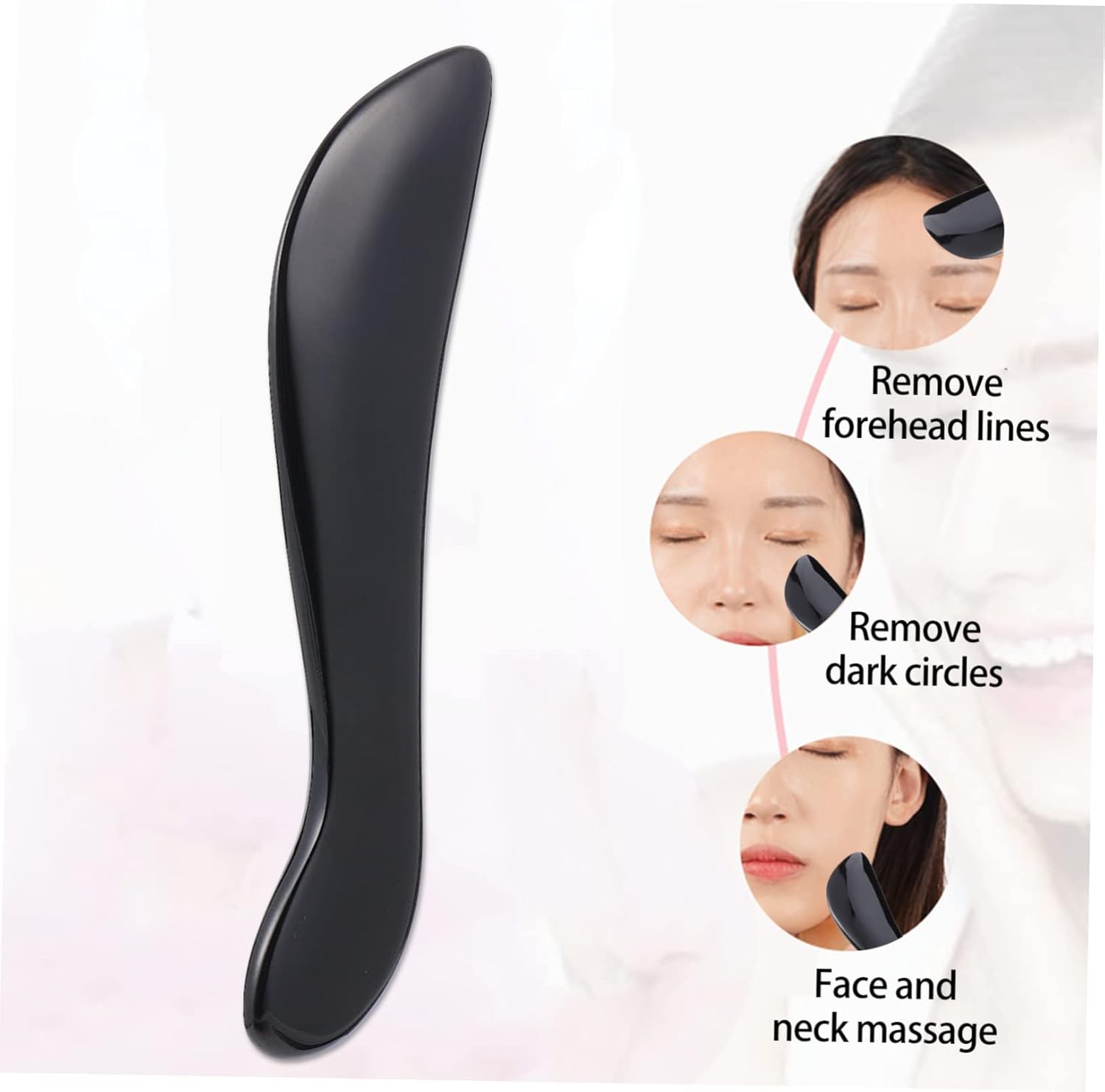 Healifty Scraping Board Facial Spatula Facial Massager Roller Skincare ...