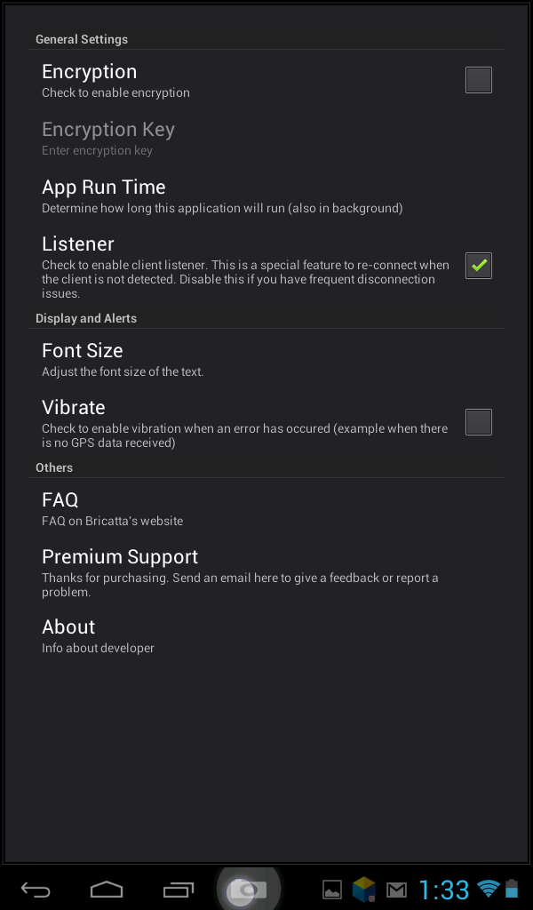 Aplicación GPS Tether Client (Free Trial) en Amazon Appstore