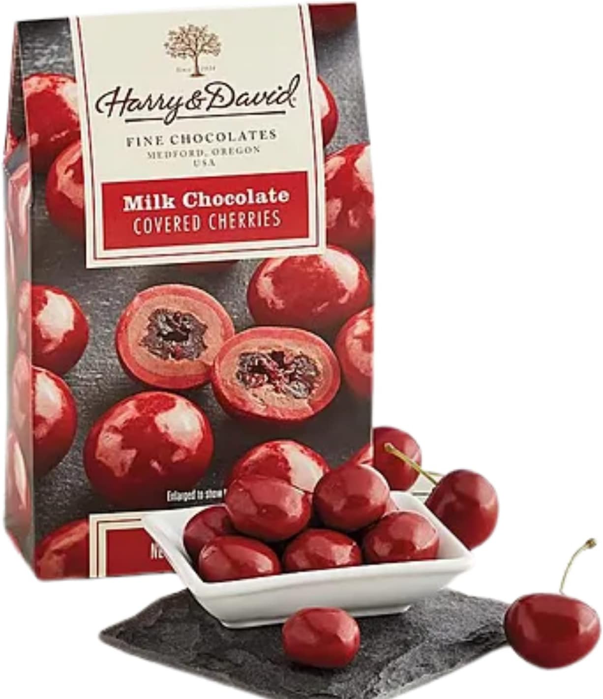 Amazon.com : Harry & David Dark Chocolate-Covered Cherries - 14oz ...