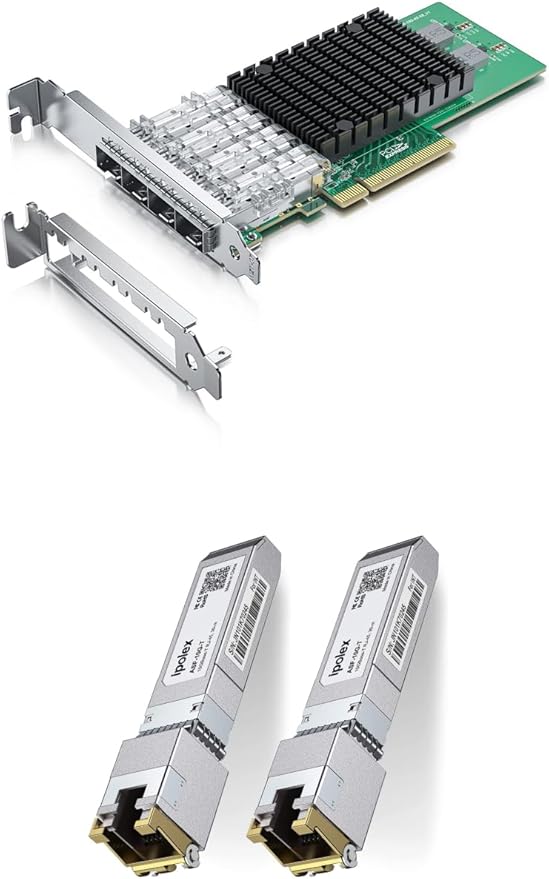 Amazon.com: X710-DA4-Intel + 10G-SFP-T(2PCS) : Electronics
