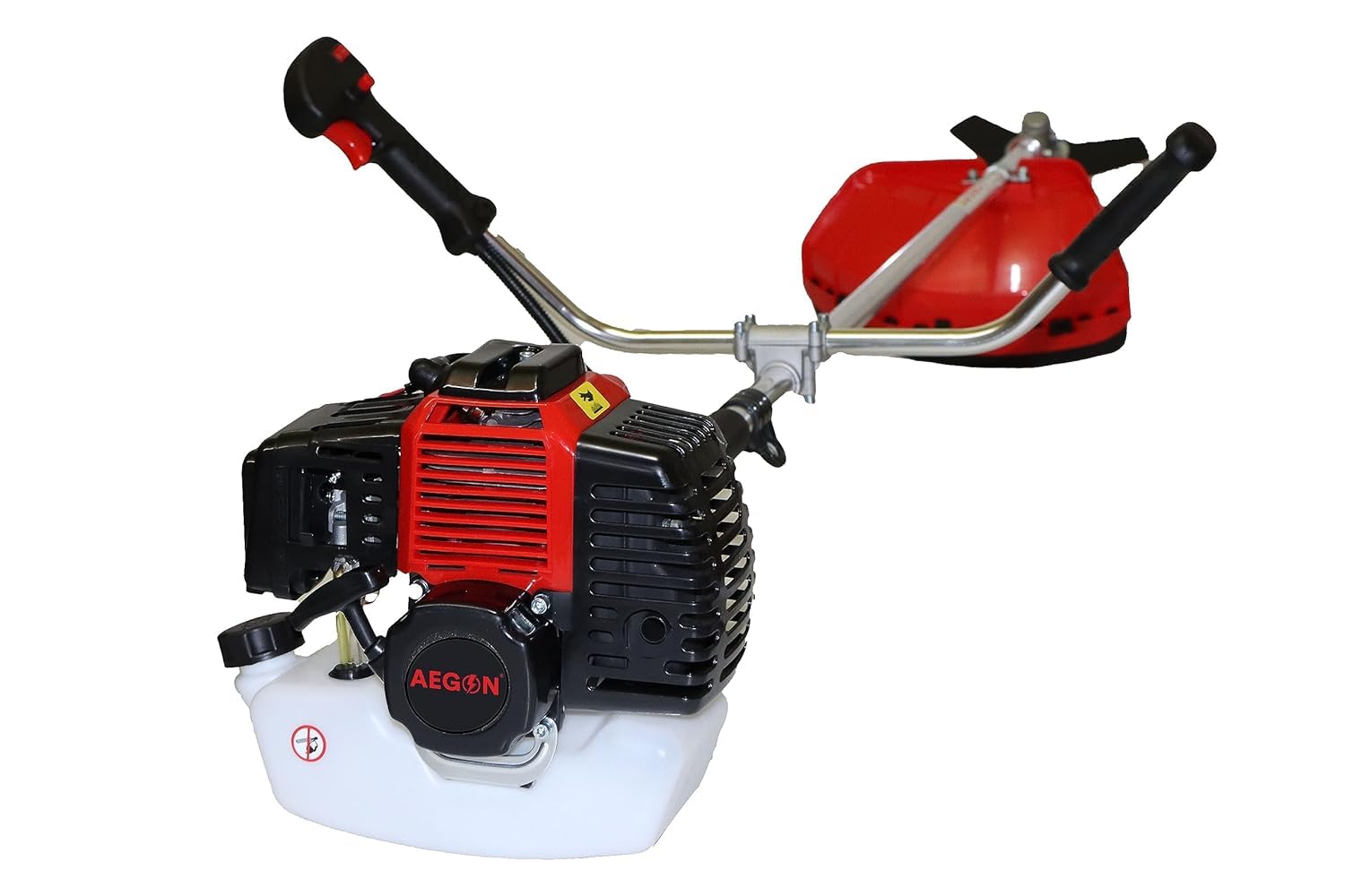 AEGON 52cc Petrol Engine 2 Stroke Brush Cutter Side Pack Crop Cutter ...
