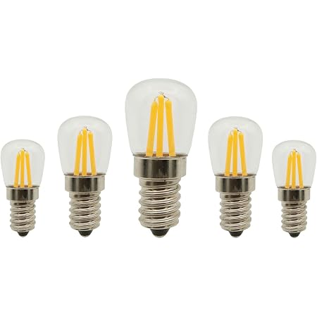 4W E12 LED Filament T20 Night Light Bulb,3000K Warm White LED Salt Lamp ...