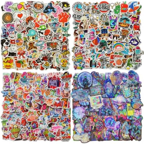 Amazon.com: 100 PCS Vinyl Random Skateboard Cool Stickers Laptop ...