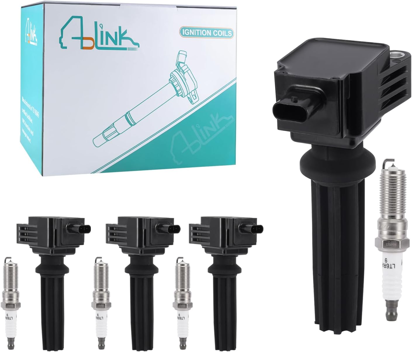 Amazon.com: ApplianPar Ignition Coil and Spark Plug for Ford Edge ...