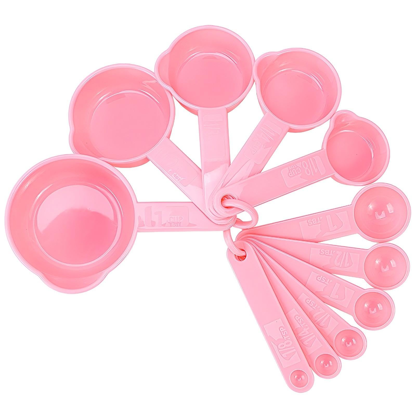 Amazon.com: SUNMVEHOT Plastic Measuring Cups and Spoons Set 11, 5 ...