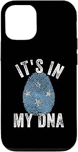 Amazon.com: iPhone 14 Pro Funny it's in my DNA Micronesia flag ...