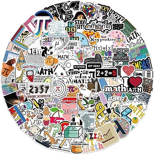 Amazon.com: Math Stickers (500 pcs), 10 Sheets Aesthetics Cartoon Decal ...