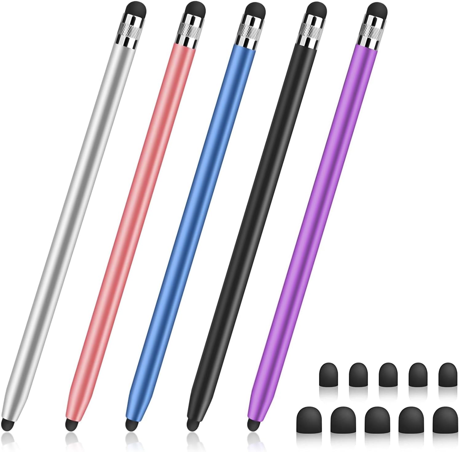 Amazon.com: Stylus Pens for Touch Screens, ChaoQ 4 Pcs Mesh Fiber ...