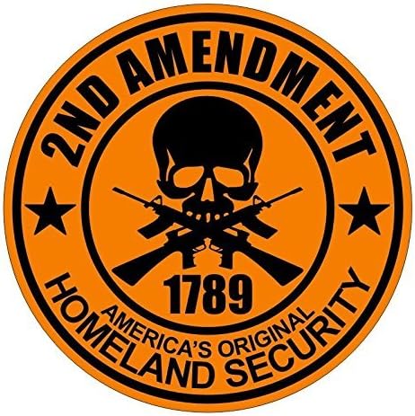 Amazon.com: StickerDad® 2ND Amendment Circle (4 Pack) Full Color ...