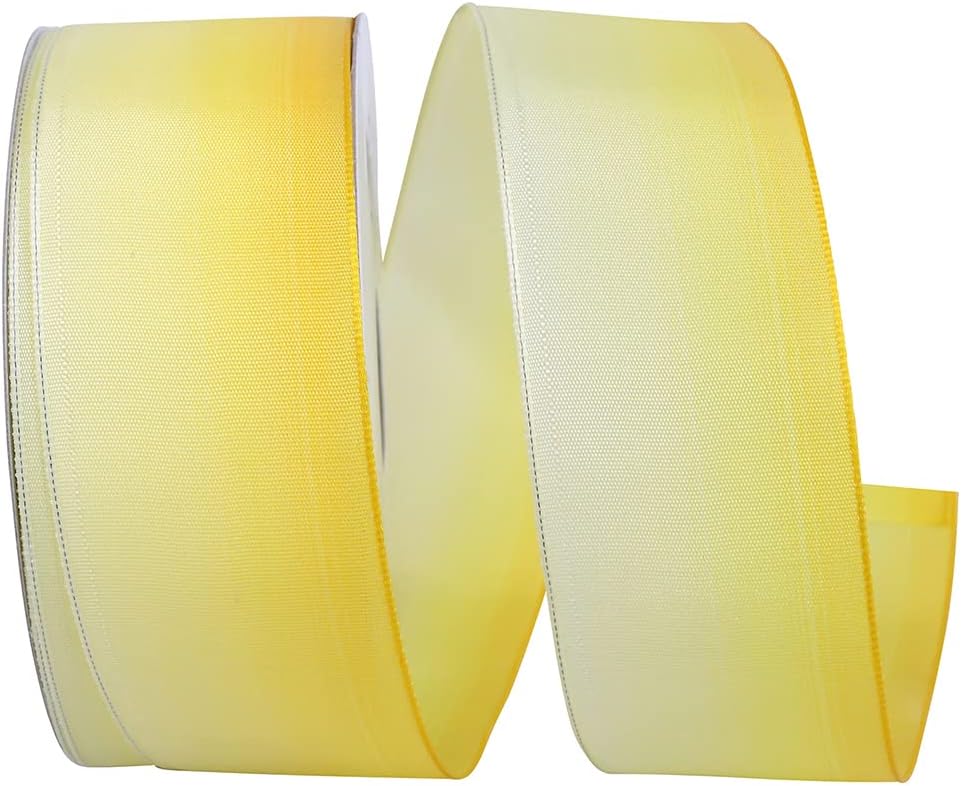 Amazon.com: KLTRIBBON Wire Edged Ribbon Blue/Green Gradient Taffeta ...