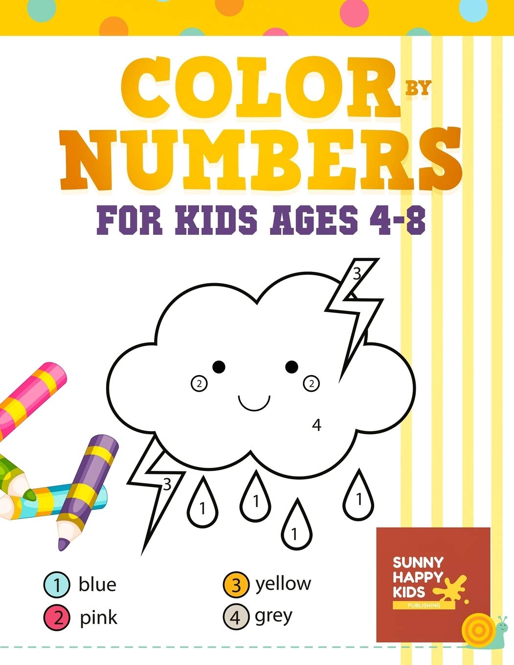 Color By Number Books For Kids Ages 4-8: Coloring Book That Made and ...