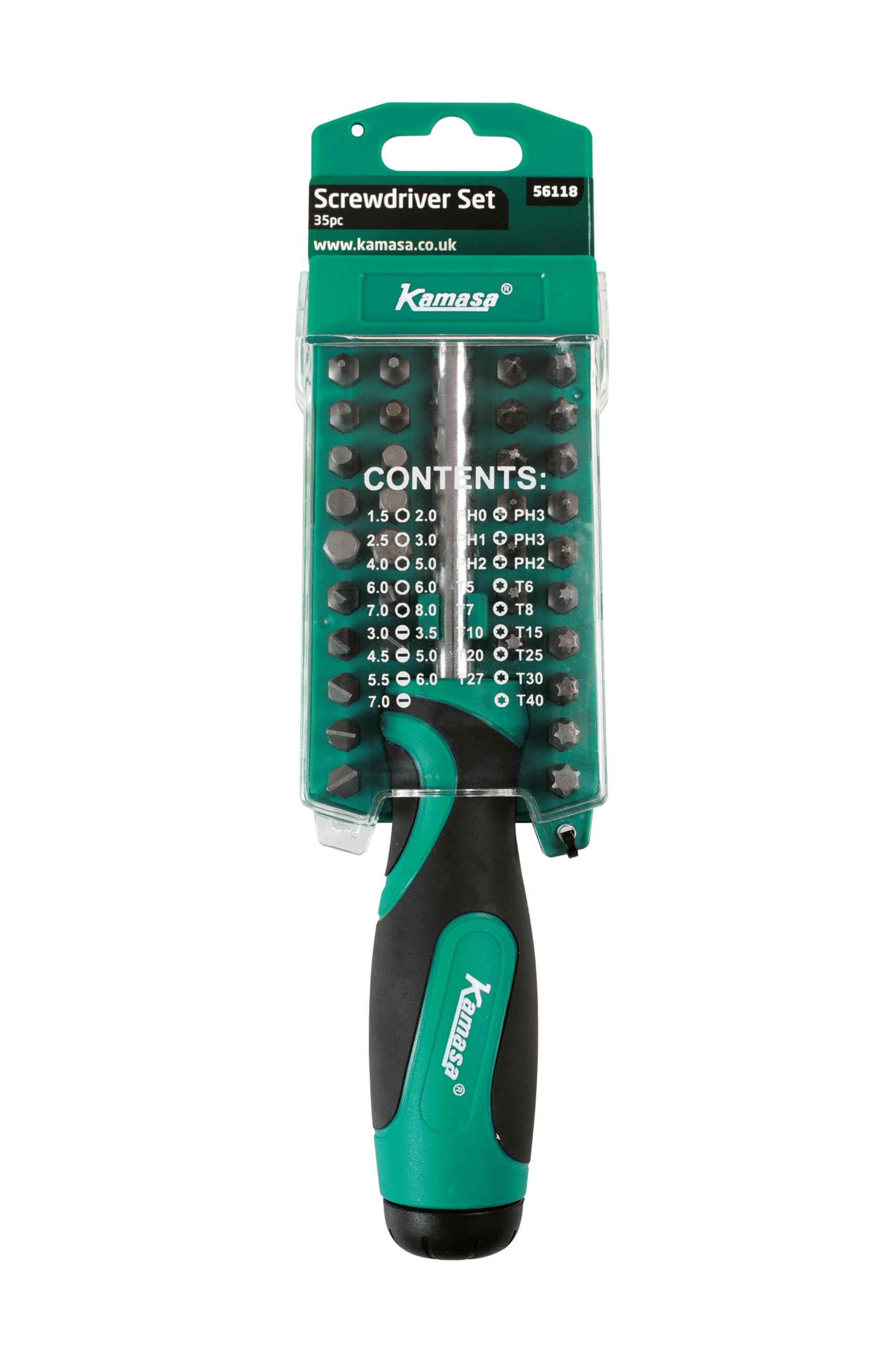 Kamasa 56118 Screwdriver Set 35pc : Amazon.co.uk: DIY & Tools