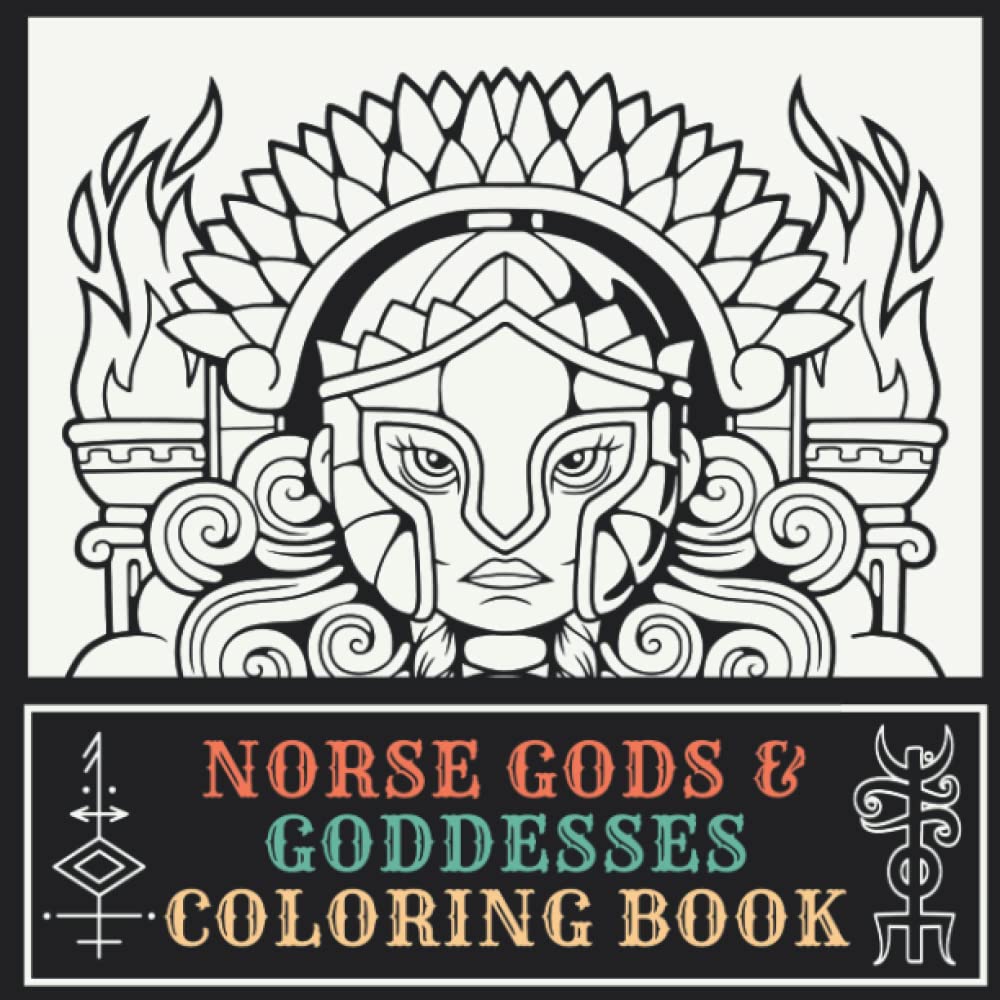 Buy Norse Gods and Goddesses Coloring Book: Tattoo Style Celtic Art ...