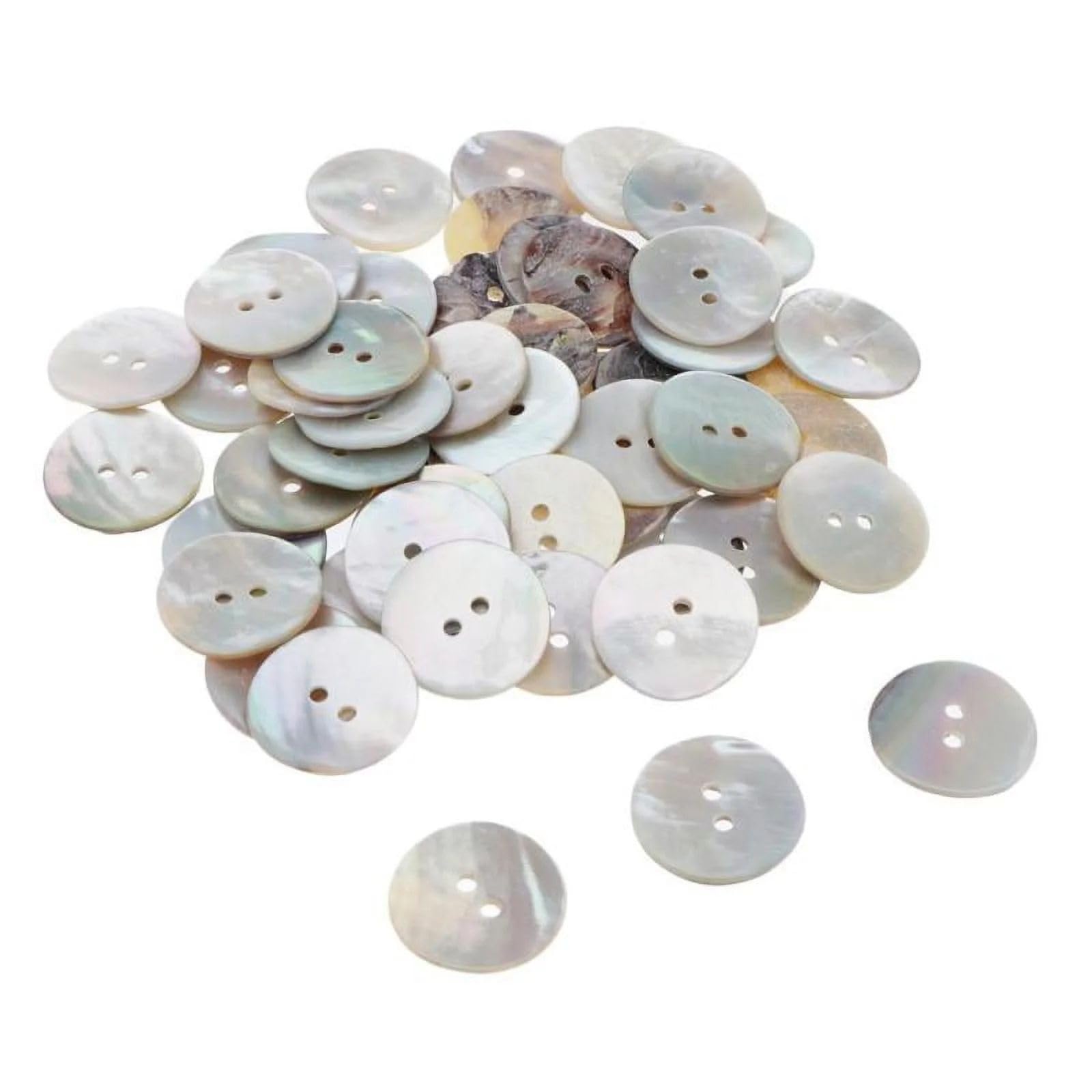 Amazon.com: 30Pcs Gray Pearl Button, Mother of Pearl Buttons Set, Pearl ...