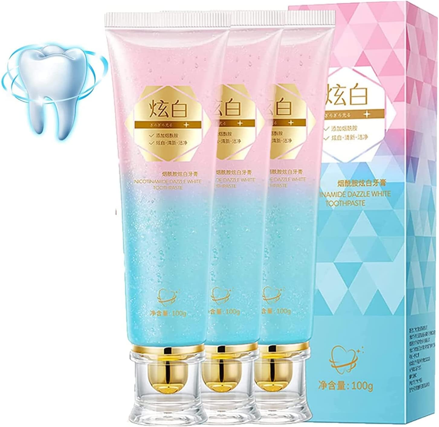 Dentifrice blanchissant Haleine fraîche Niacinamide Dentifrice ...