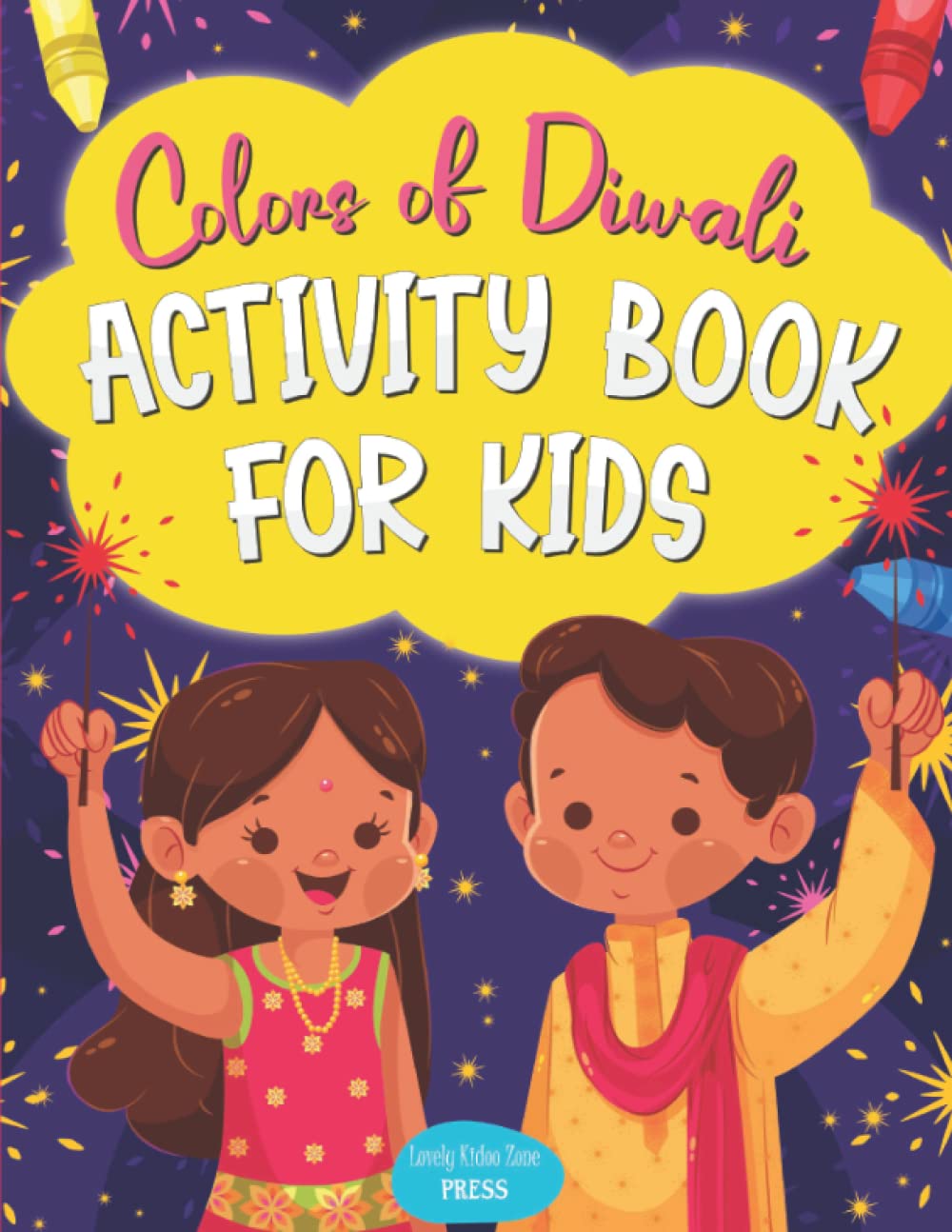 Colors Of Diwali Celebration Diwali Activity Book For Kids Coloring ...