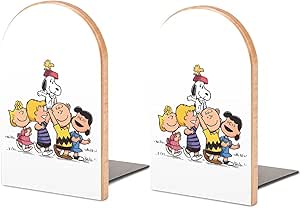 Amazon.co.jp: Peanut Snoopy Bookend Bookstopper, Set of 2, Book Stand ...