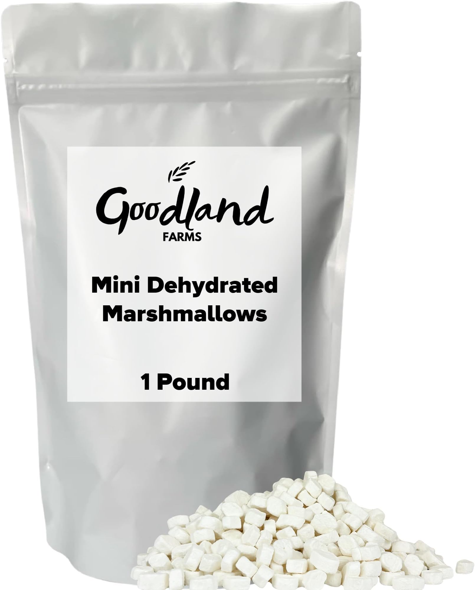 Amazon.com : Vanilla Mini Dehydrated Marshmallow Bits in Resealable Bag ...