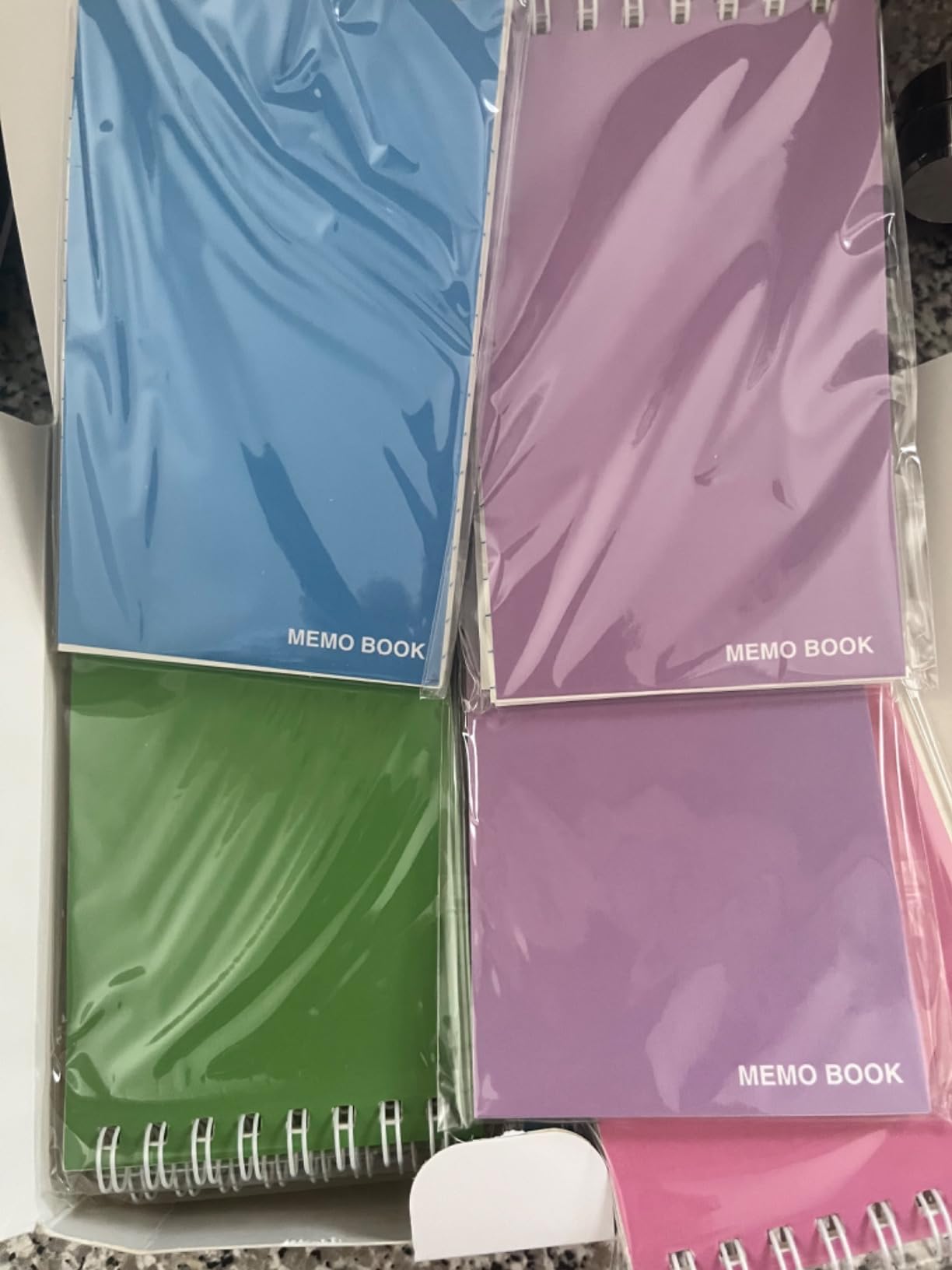 Koogel Small Pocket Notebook, 50 Sheets/20 Pads Spiral Memo Pads Ruled ...