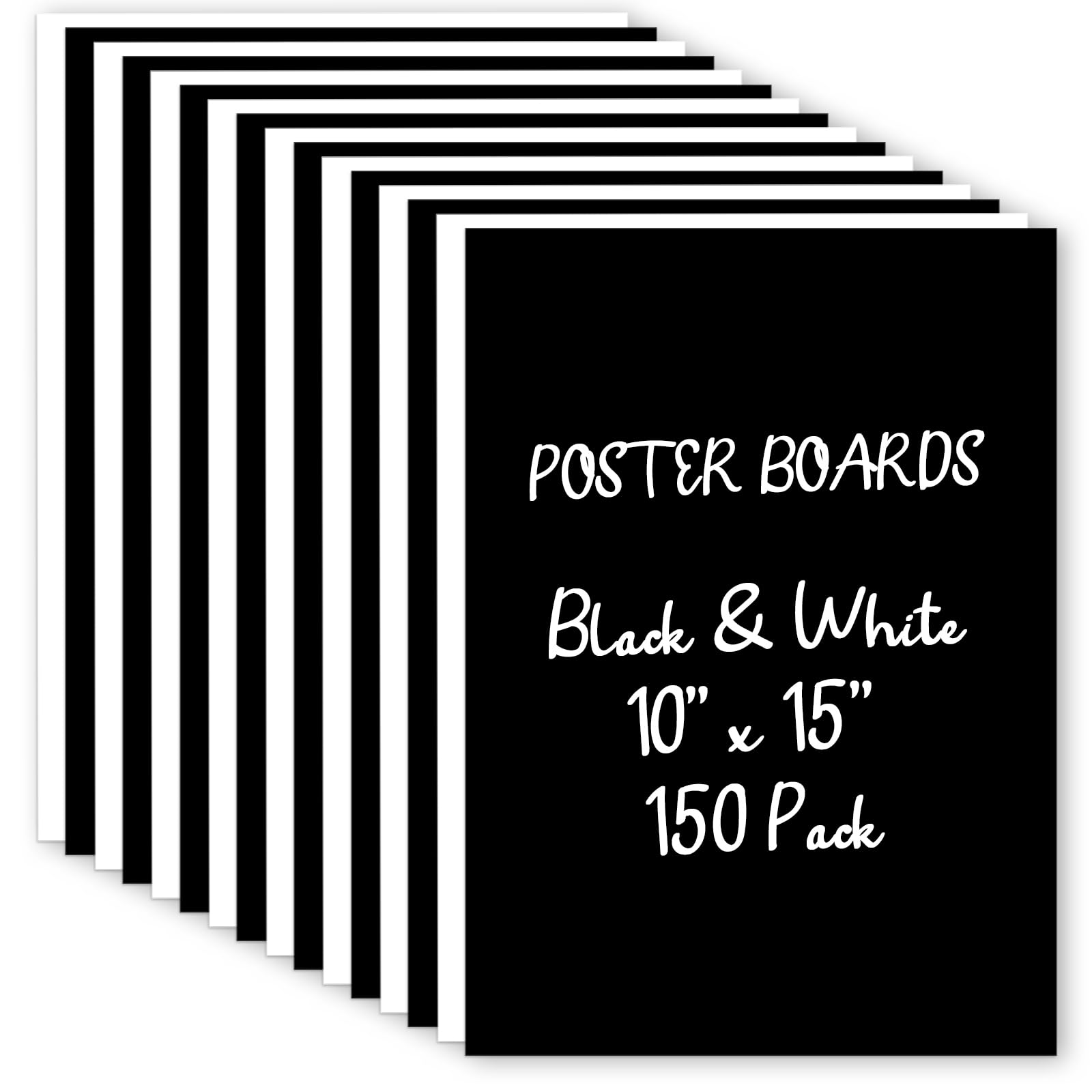 Amazon.com: Spakon 150 Packs Poster Board Bulk Poster Paper 15''x 10 ...