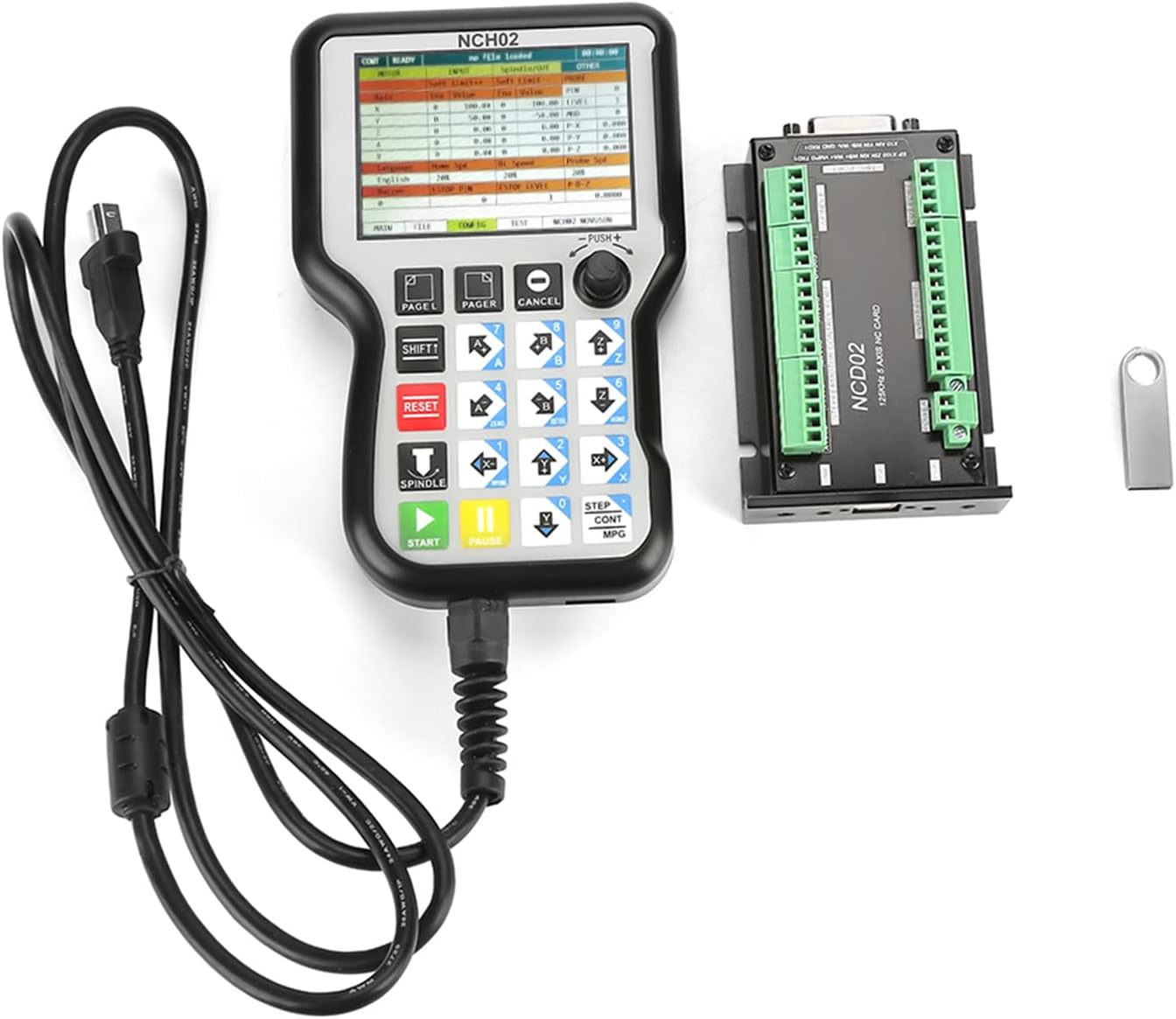 NC Card USB CNC Motion Control System Axis Controller Board NCH02 NC Card USB (3 axis) : Amazon ...