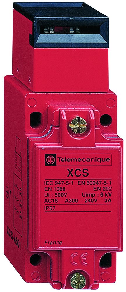 Telemecanique Sensors XCSA703 Safety Interlock, Non-locking, 2 NC + 1 ...
