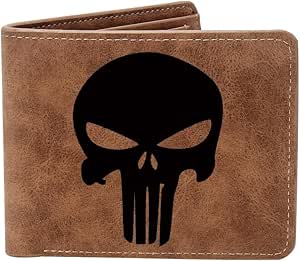 Amazon.com: OYGNCD Punisher Wallet,Punisher Skull Bifold Men's Wallet ...