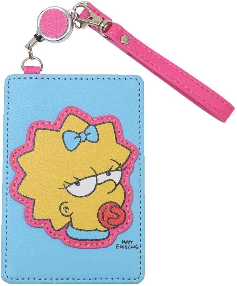 Amazon.com: Simpsons [Commuter Pass] Pass Case with Reel / Maggie Face ...