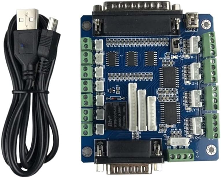 Amazon.com: 1pc Usb 5 Axis Cnc Breakout Board Drive Board Interface Adapter Stepper Motor Driver ...