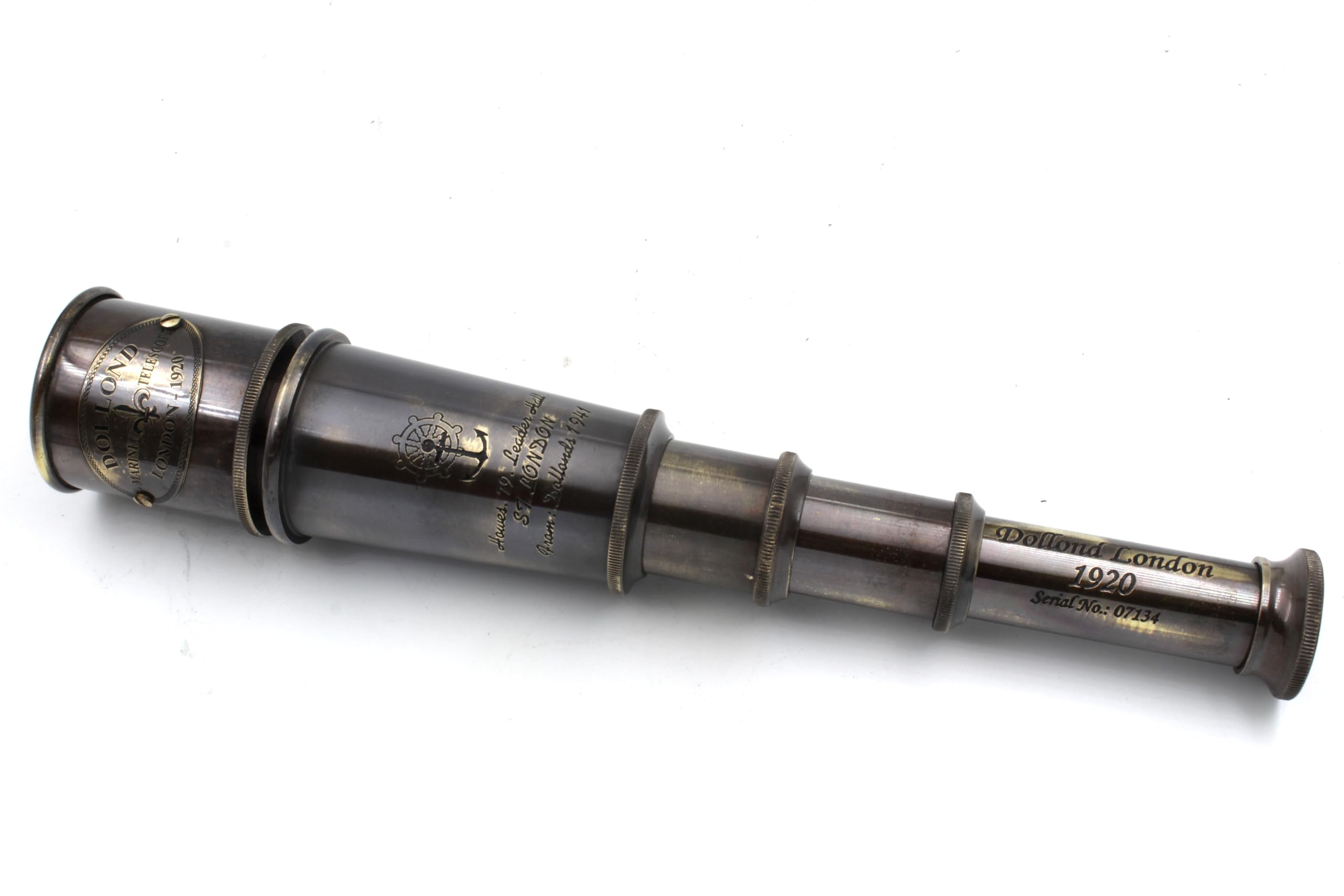 Snapklik.com : 1920 Ship Captains Working Telescope