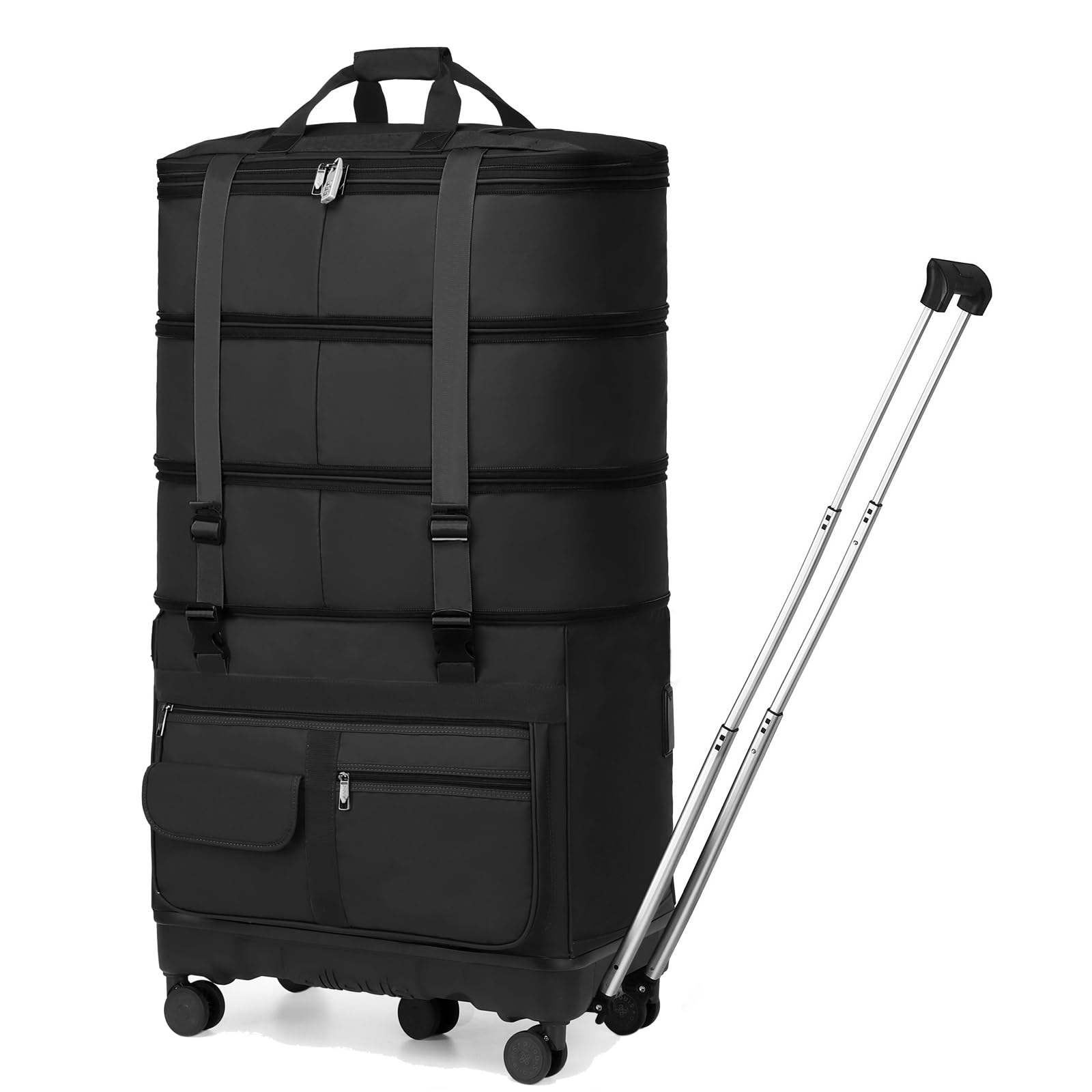 Amazon.com | UEIPA Expandable Collapsible Luggage with Telescoping ...