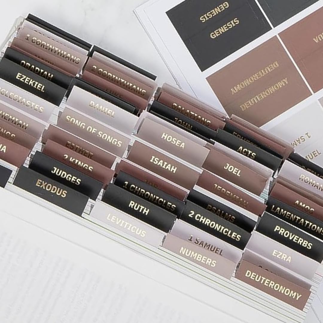 Amazon.com : Decorative Bible Tabs for Women (96 Pieces) - Earth Tone ...