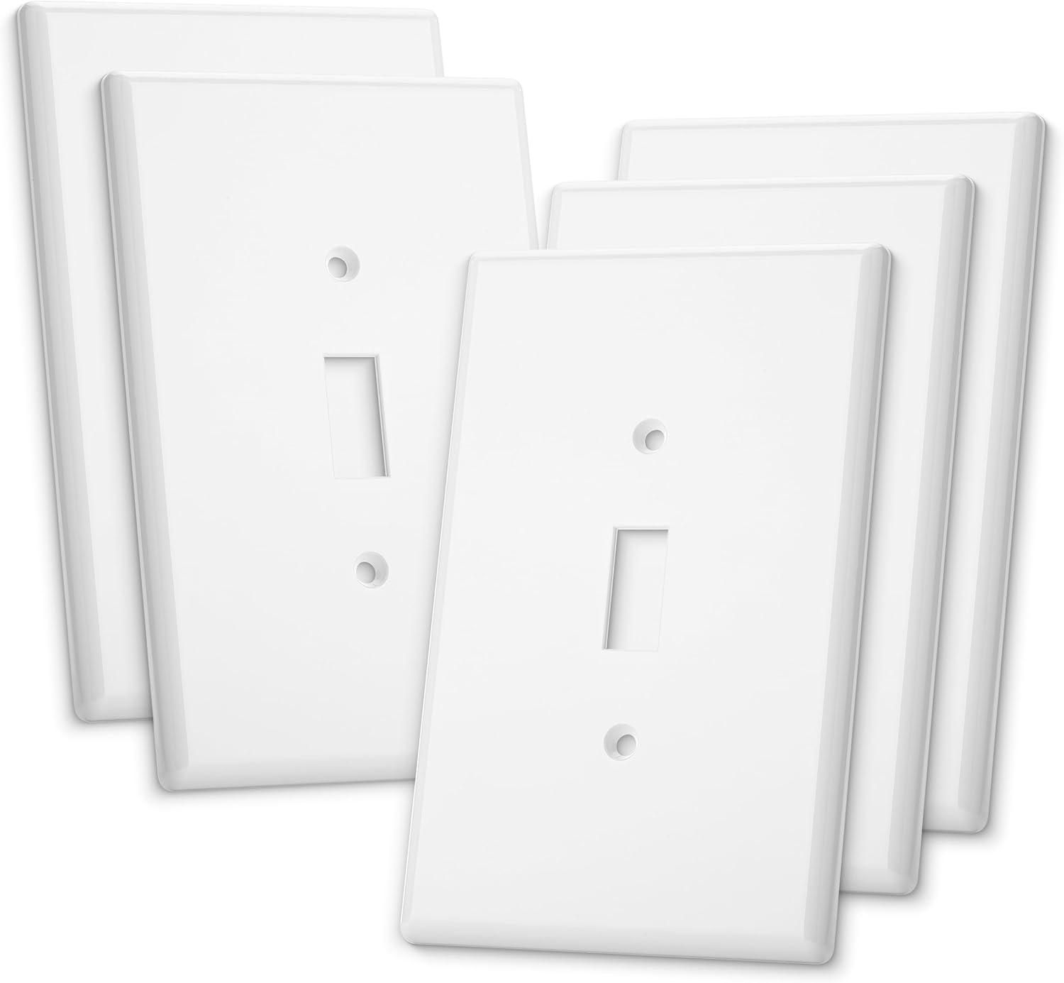 Bates- Light Switch Plates, 10 Pack, Oversize 5.5" x 3.5", White Light ...