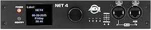 Amazon.com: American DJ ADJ NET 4 RDM/ArtNet/sACN XLR RJ45 4-Port DMX Over Ethernet Node ...